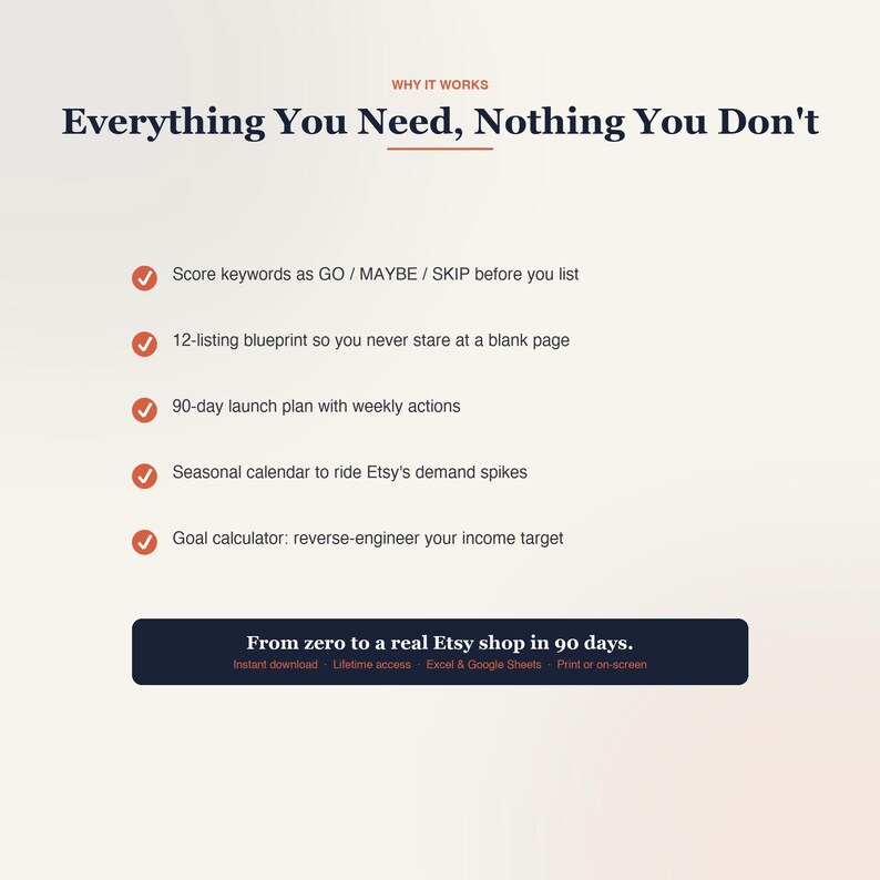 Etsy Shop Launch Kit, How to Sell on Etsy Guide + Keyword Spreadsheet ...