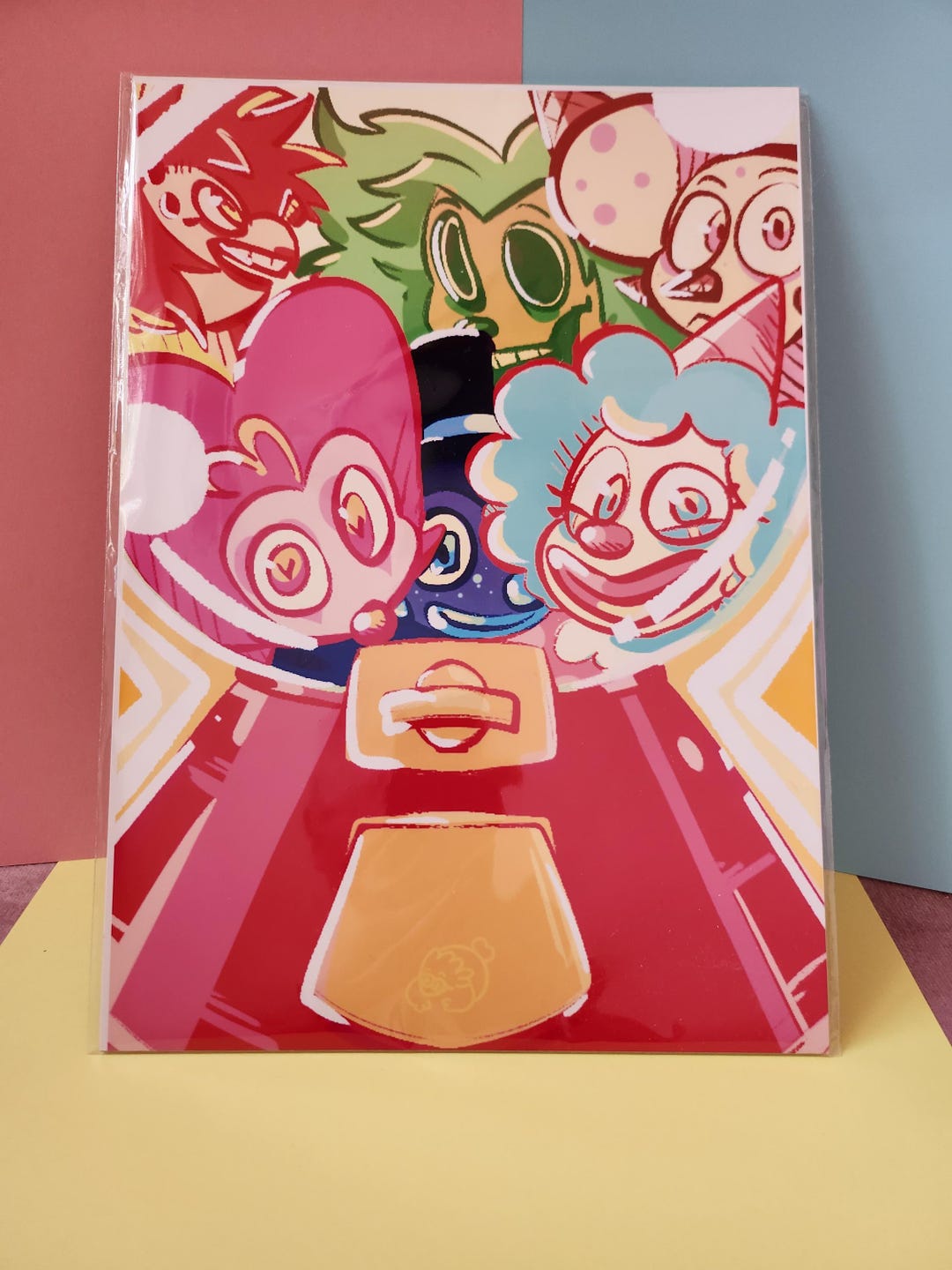Gumball Clown Machine Print - Etsy