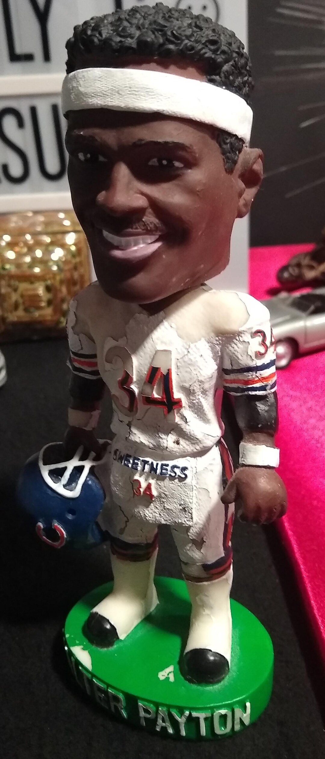 Walter Payton "sweetness" Bobblehead #34 Ltd Ed 7513/16726 Bobble ...