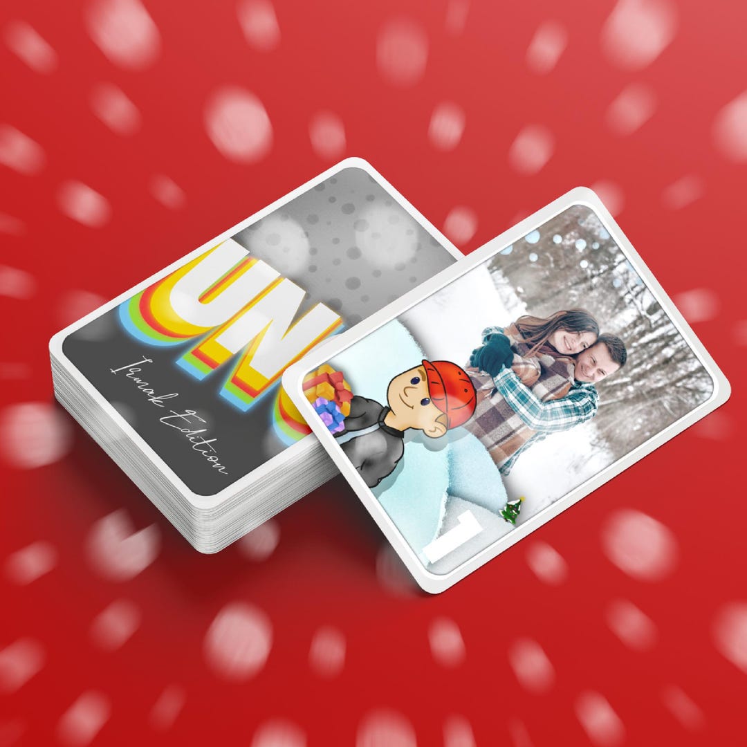 Personalized Play Cards - UNO - Christmas Gift - New Years Gift - Etsy