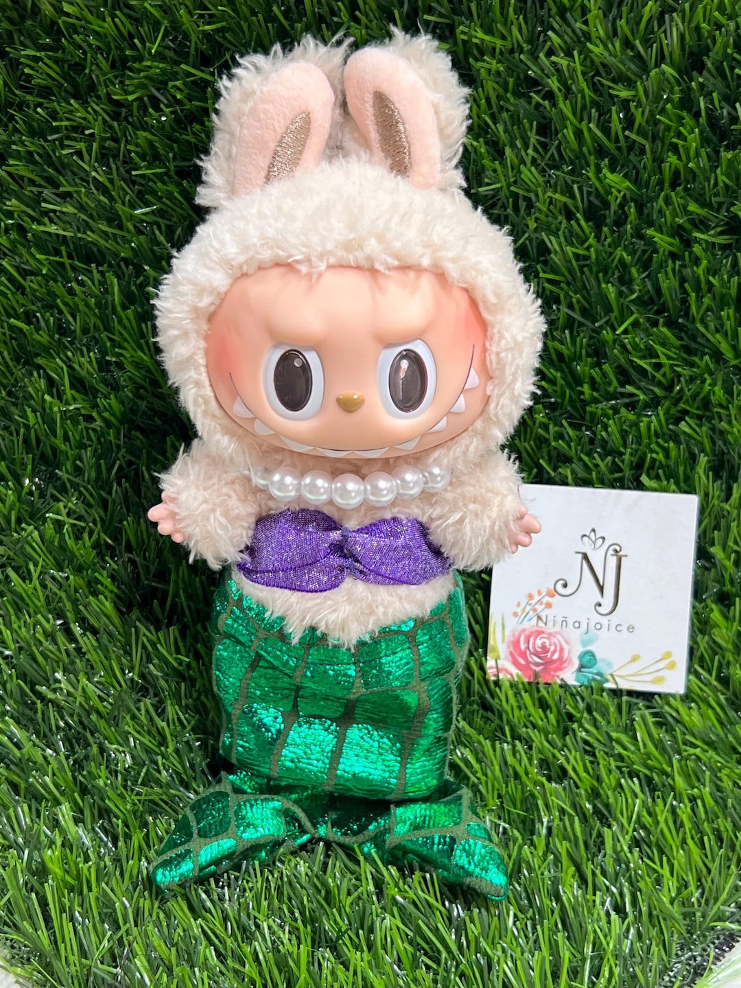 Labubu Little Mermaid Outfit for Labubu Dolls. Handmade in USA. Pop ...