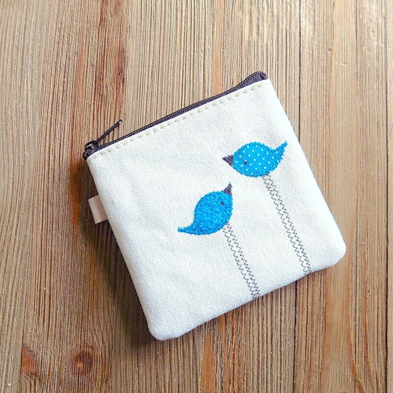 Tiny Zippered Pouch - Etsy