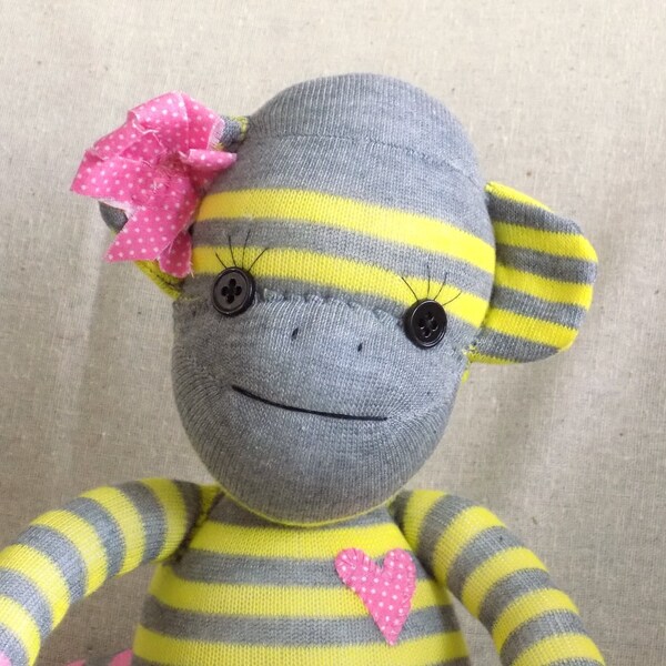 Cute Sock Monkey - Etsy