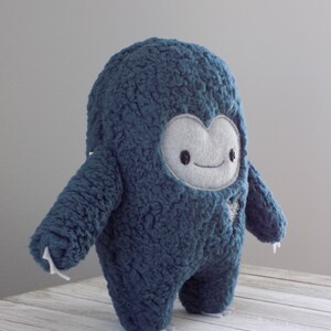 Monster Stuffed Toy in Navy Blue and Grey, Cute Monster Toy, Cute Blue ...