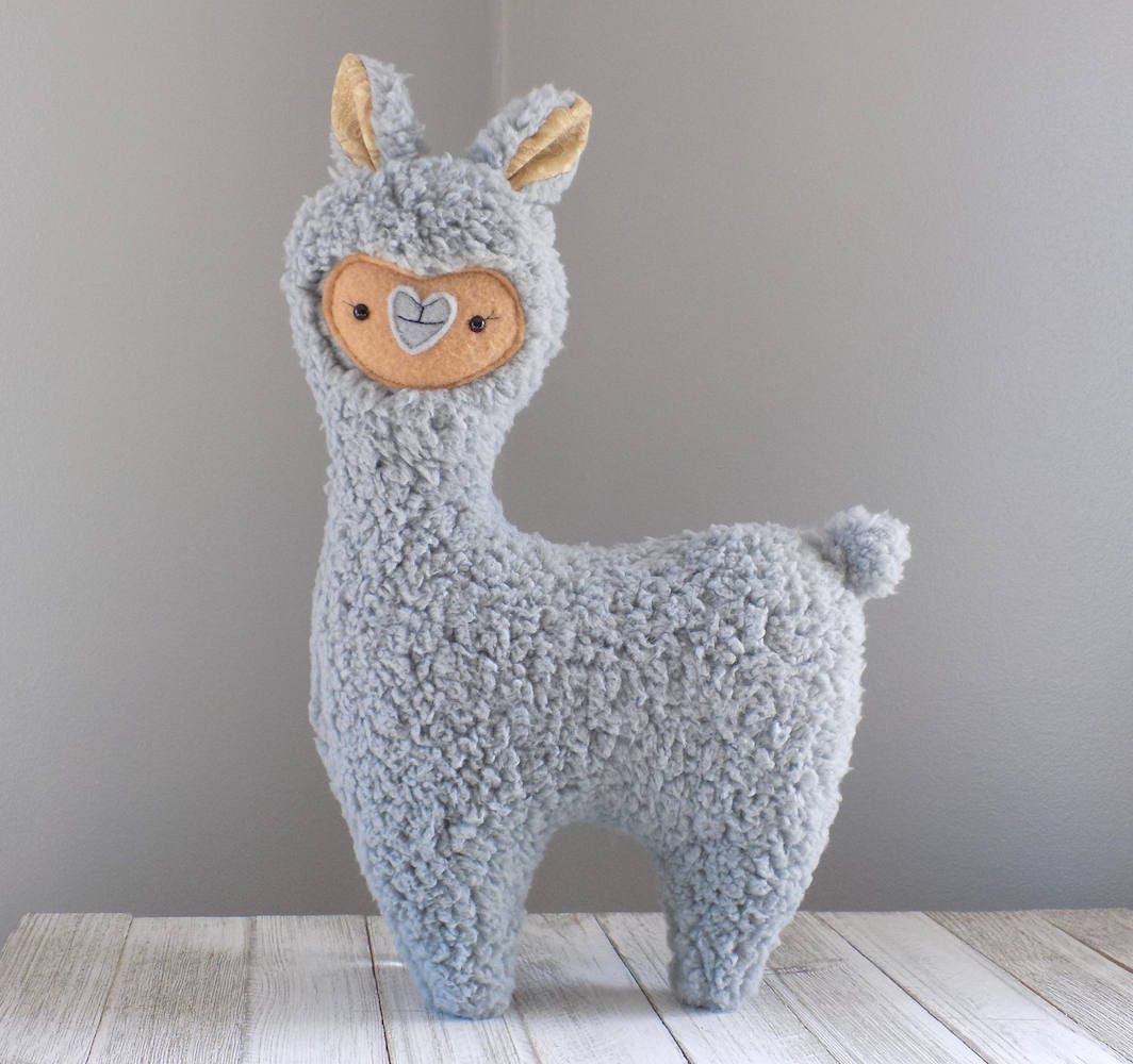 Llama, alpaca, linda llama de juguete de peluche, llama de animales de ...