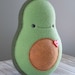 Avocado Stuffed Toy Cute Avocado Plush Kawaii Avocado Plush - Etsy