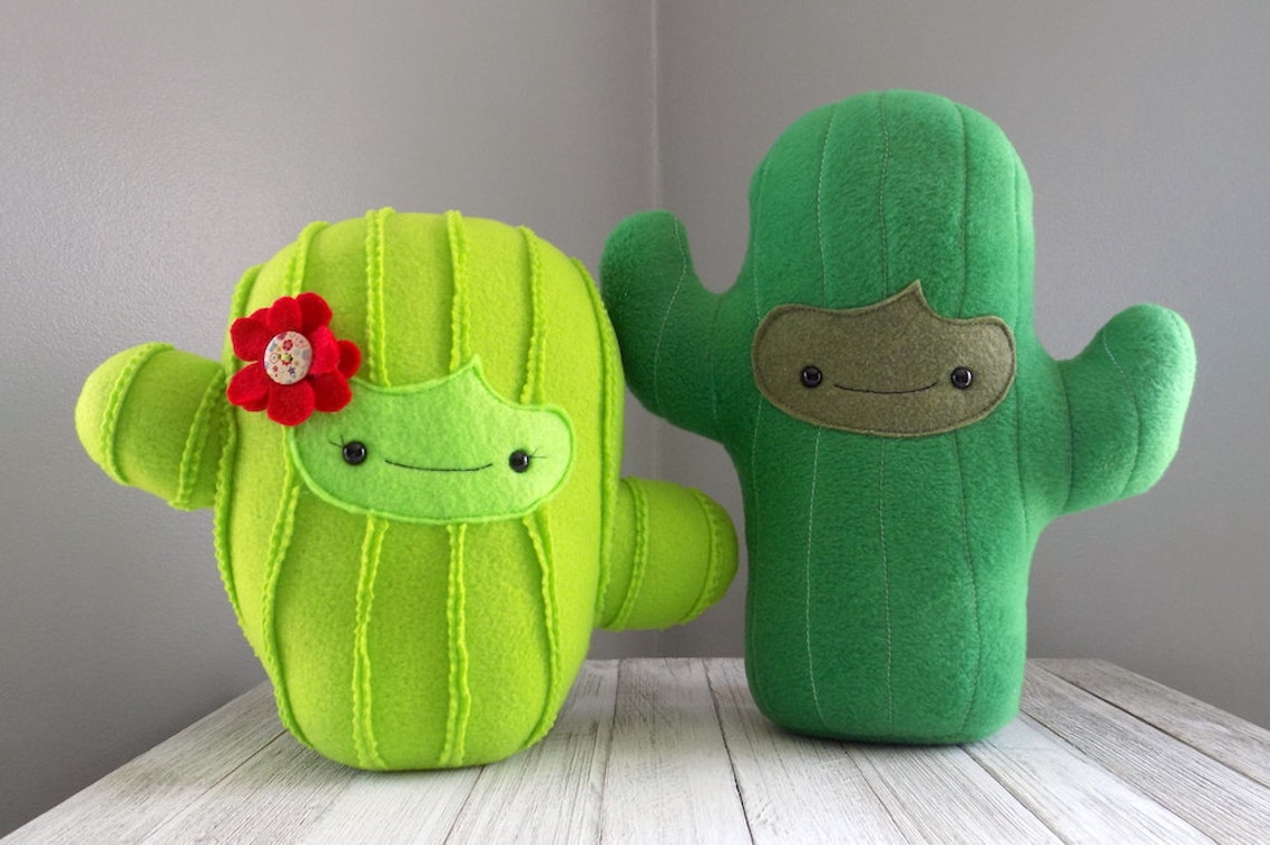 Cactus stuffed toy Stuffed animal cactus southwest room | Etsy