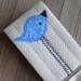 Bird Key Chain With Blue Bird Key Fob With Blue Bird Blue - Etsy