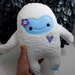 Princess Yeti Girl Plush Toy in Purple Girl Abominable - Etsy