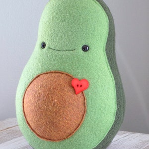 Avocado Stuffed Toy, Cute Avocado Plush, Kawaii Avocado Plush Toy ...