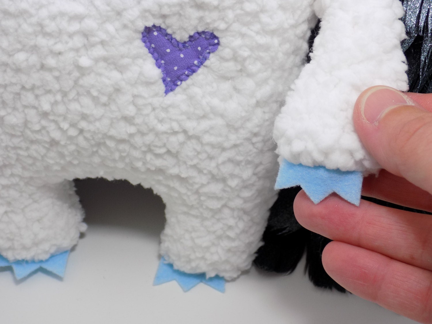 Princess Yeti Girl Plush Toy in Purple Girl Abominable - Etsy