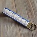 Bird Key Chain With Blue Bird Key Fob With Blue Bird Blue - Etsy