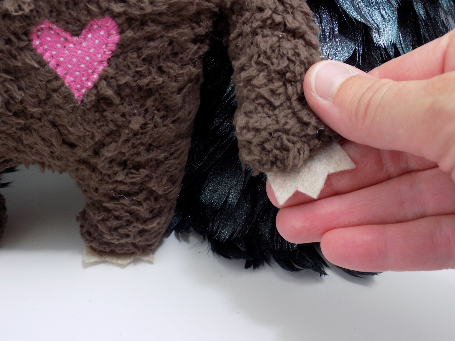 Big Foot Plush Stuffed Toy for Girls in Pink Kawaii Big Foot - Etsy