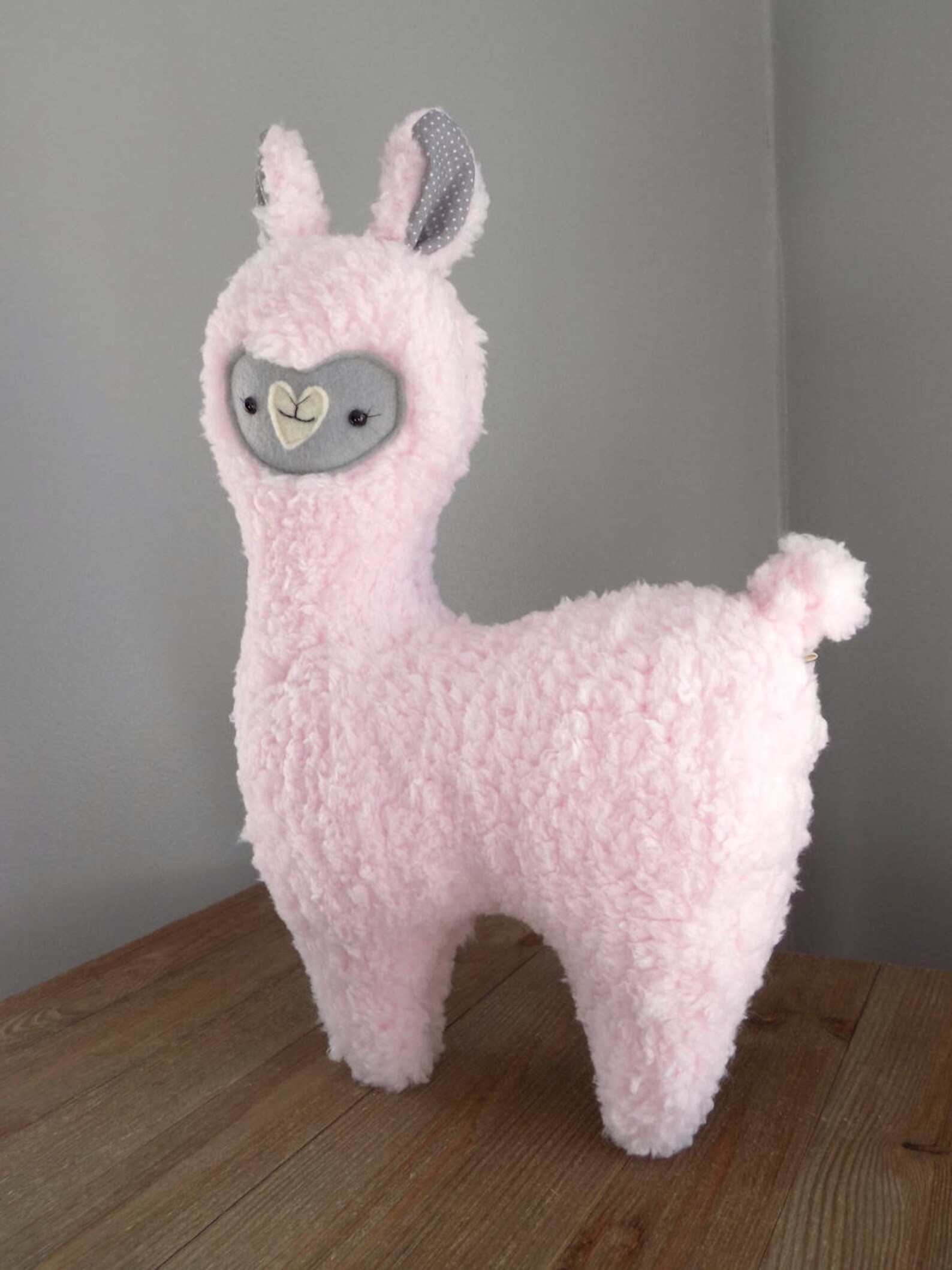 Alpaca or Llama Stuffed Animal Stuffed Toy Llama in Pink With - Etsy