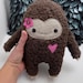 Big Foot Plush Stuffed Toy for Girls in Pink, Kawaii Big Foot Plush ...
