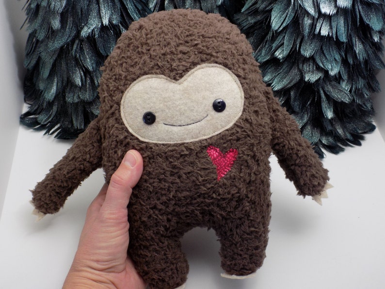 Big Foot Stuffed Toy Big Foot Plushie Kawaii Big Foot Plush - Etsy