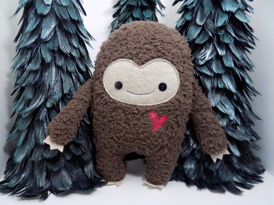 Big Foot Stuffed Toy Big Foot Plushie Kawaii Big Foot Plush - Etsy Canada