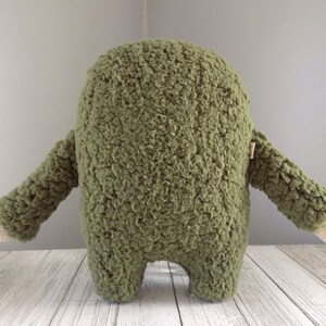 Monster Stuffed Animal in Green and Beige, Cute Monster Stuffed Animal ...