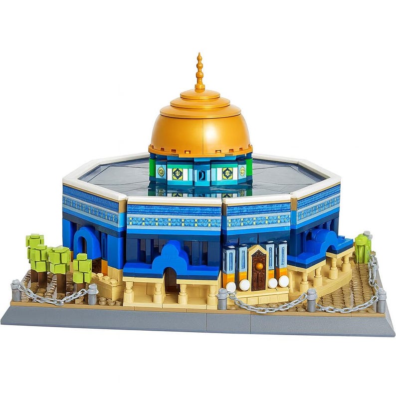 LEGO Mosque Dome of the Rock – Jerusalem Landmark Architecture Model ...