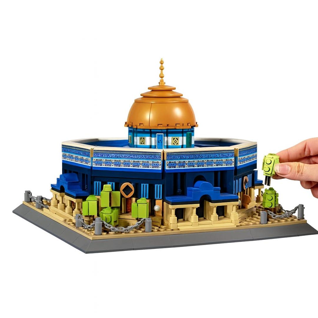 LEGO Mosque Dome of the Rock – Jerusalem Landmark Architecture Model ...