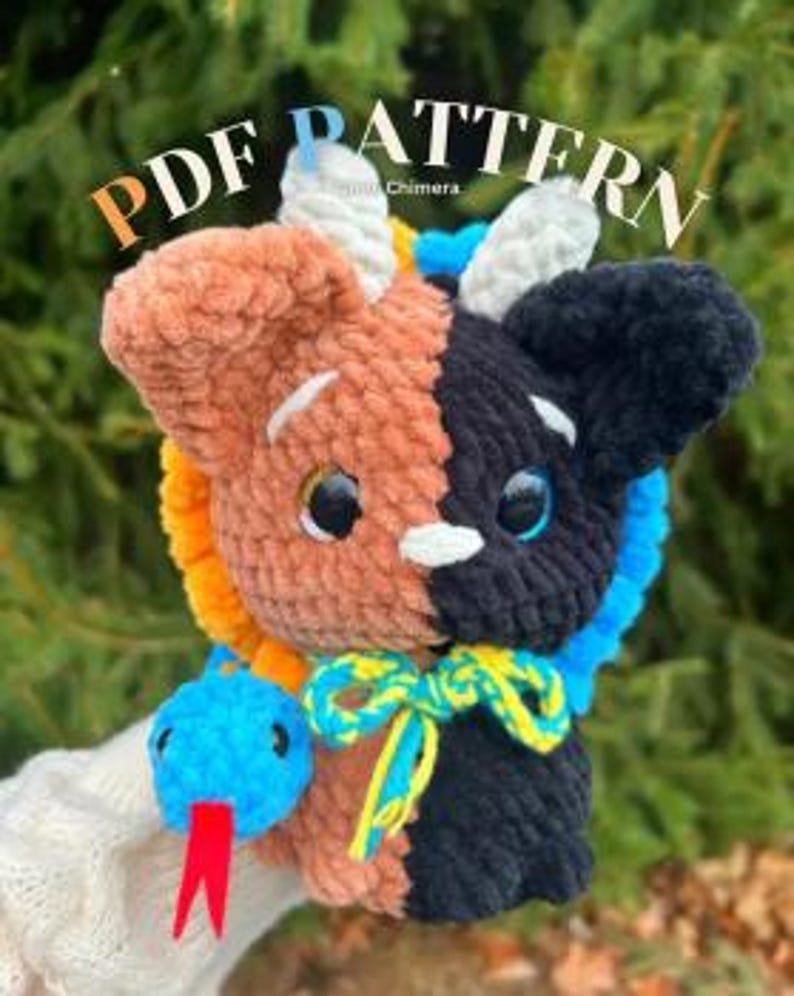 Chibi Chimera Handmade Crochet Pattern - Etsy