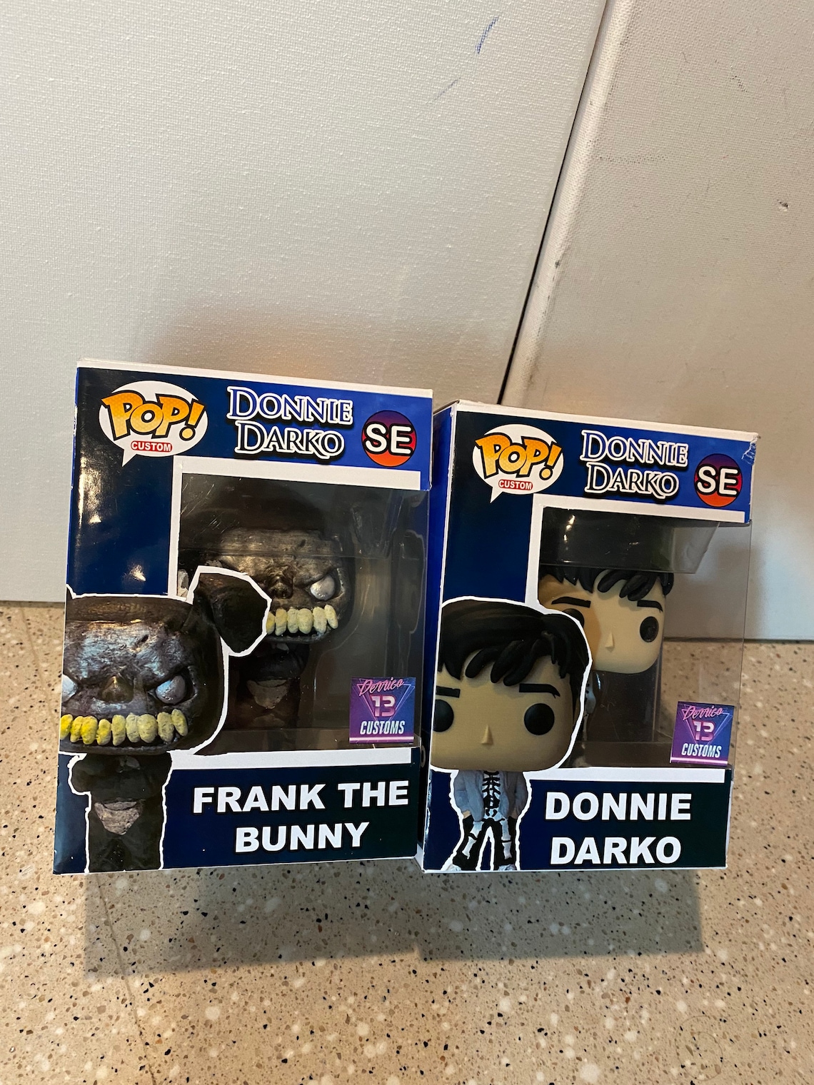 Custom Funko Pop Vinyl figure set Donnie Darko and Frank the | Etsy
