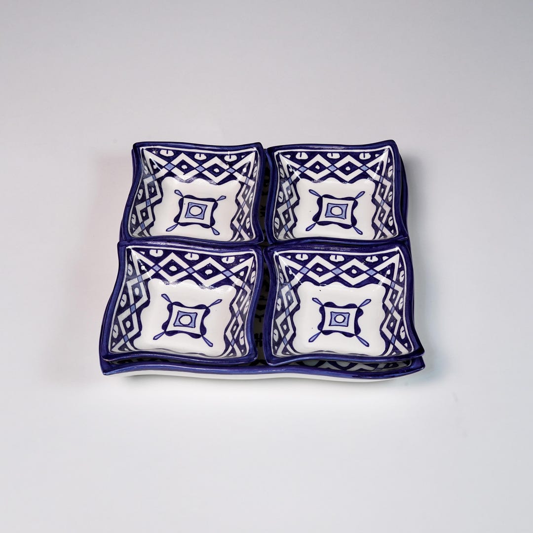 Square Appetizer Plate - Etsy