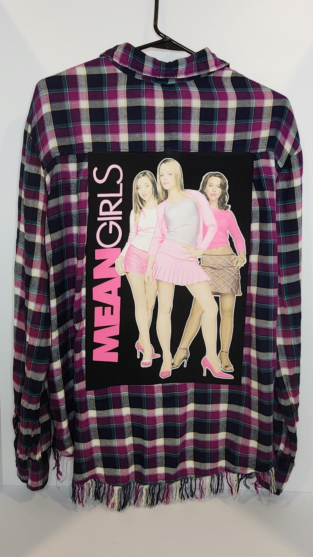Mean Girls Movie Custom Flannel Lightweight Fringe Shirt Women's - Etsy