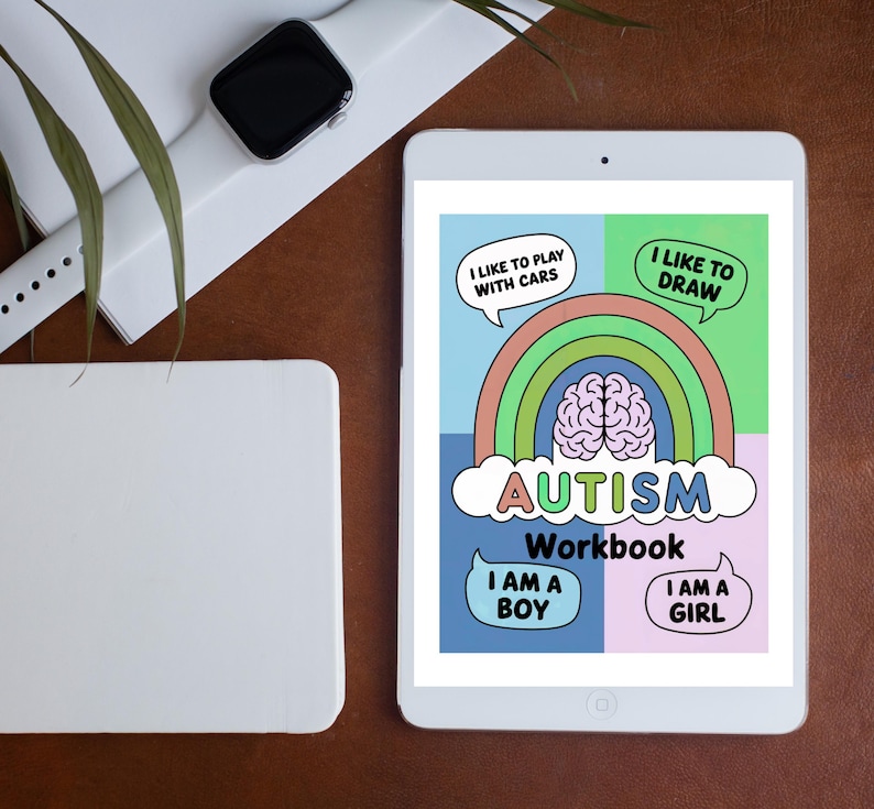 Autism Workbook for Kids | Visual Coping Strategies Social Skills ...