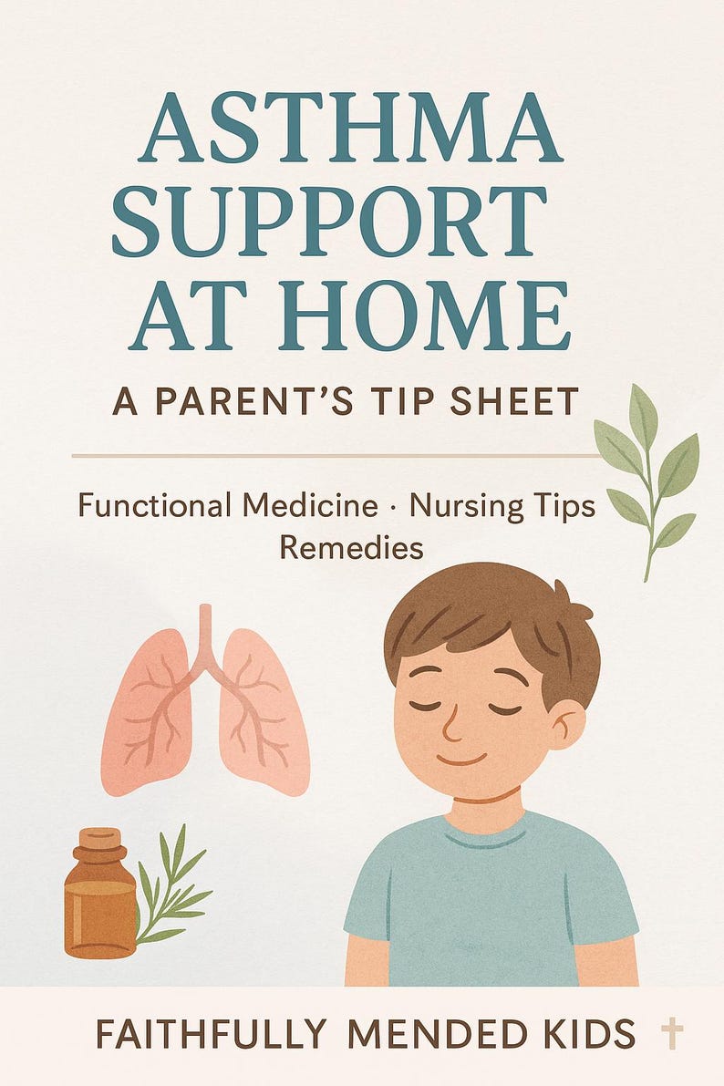 Asthma Home Care Support for Kids and Parents - Etsy
