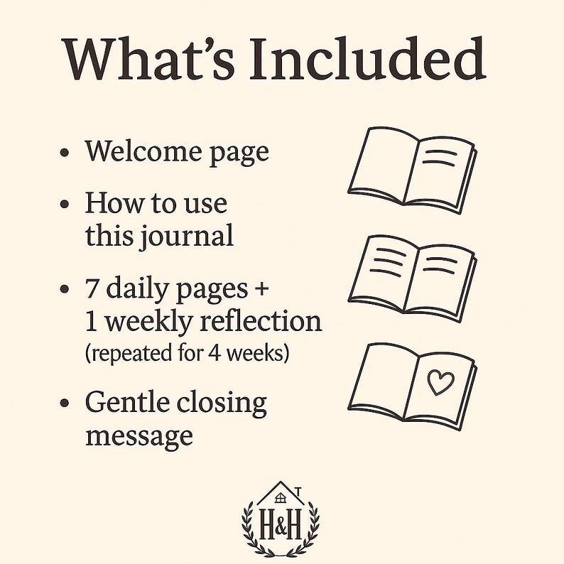 Peaceful Home Journal – Printable Daily Pages for Slow Living, Gentle ...
