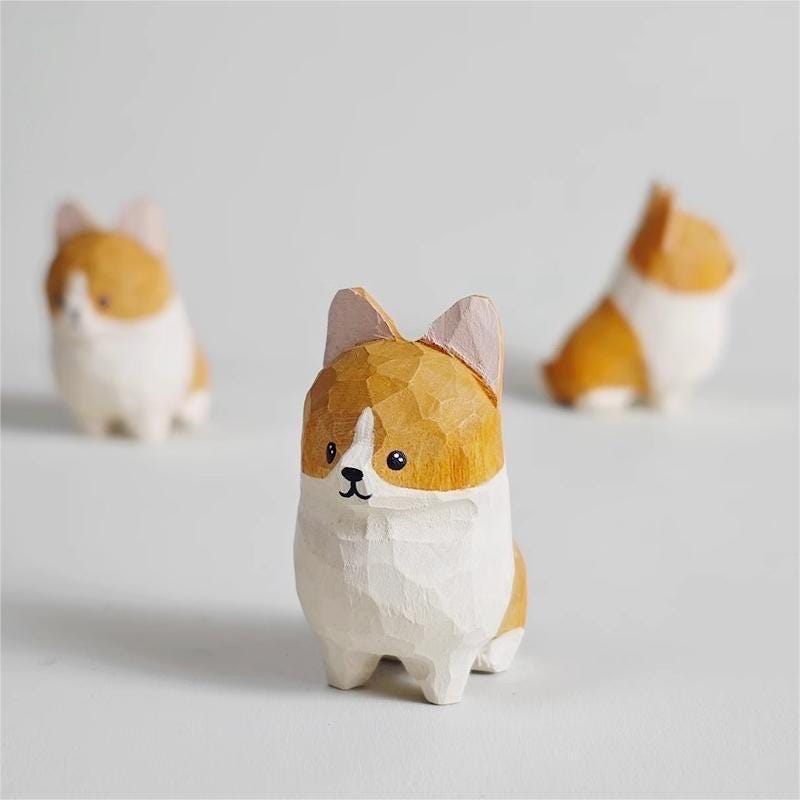 Corgi Statue - Etsy