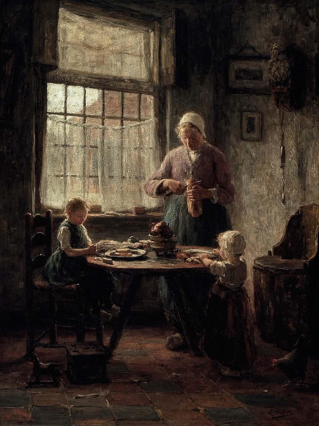A Family Meal | Vintage Fine Art Print | Multiple Sizes | Classic Dutch ...