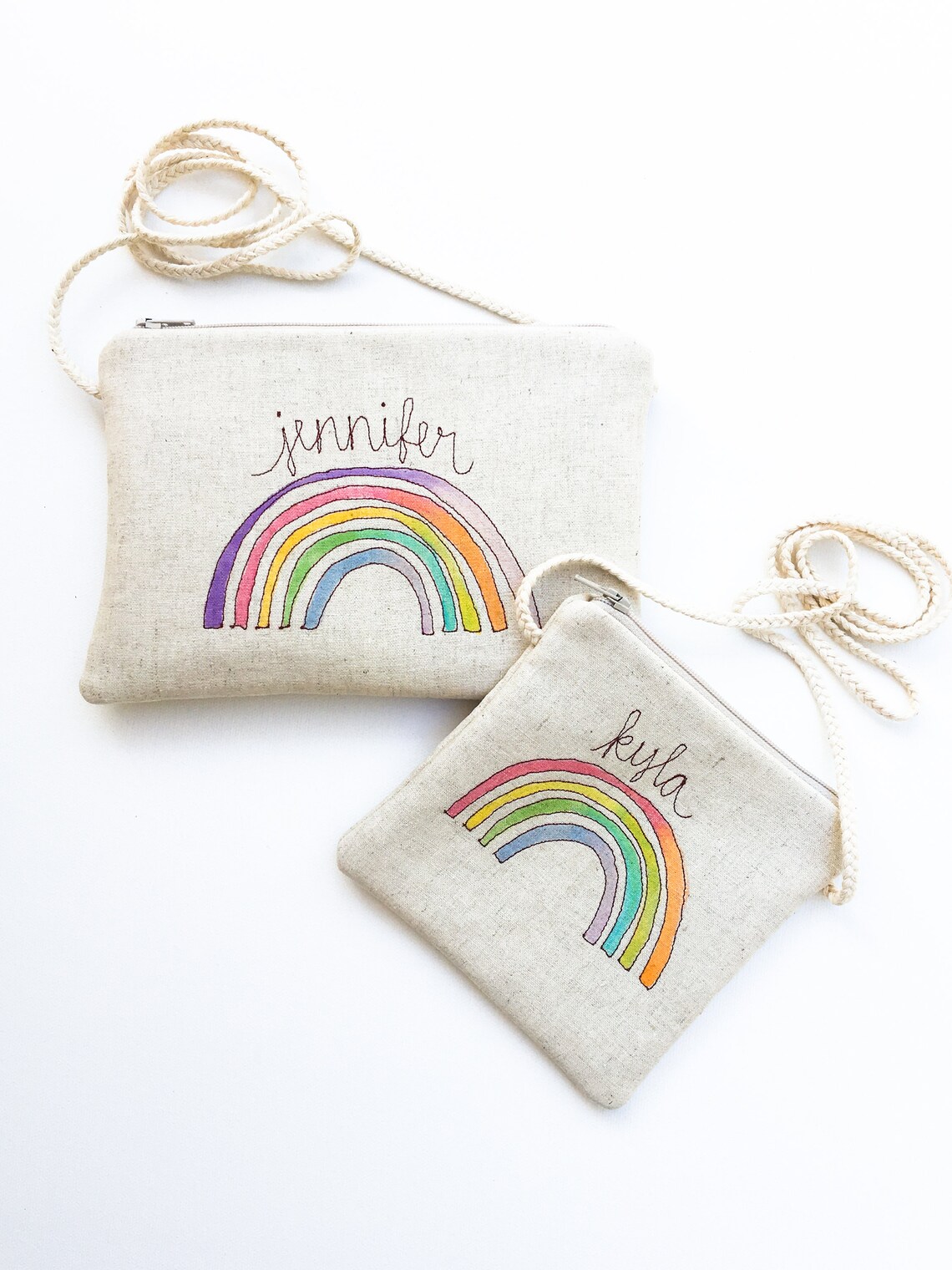 Rainbow Crossbody Bag Cute Gifts for Girls Personalized | Etsy