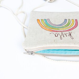 Personalized Little Girls Purses, Rainbow Crossbody Bag, Gifts for ...