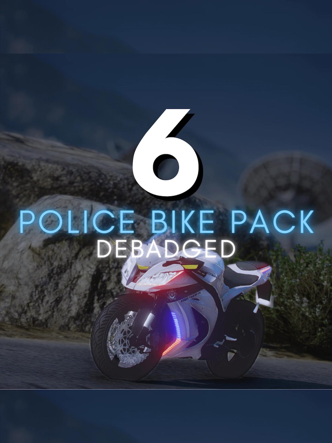 Fivem Police Bike Pack | 6 Debadged Bikes With Optimized Textures | 5 ...