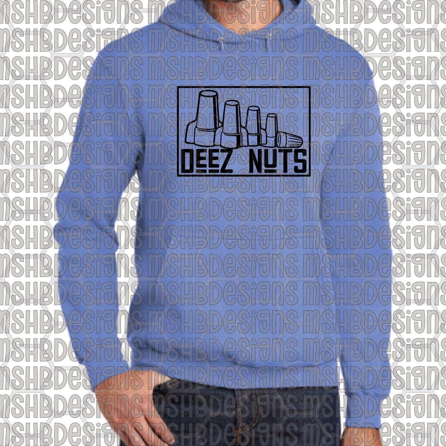 Deez Nuts SVG PNG PDF Eps Dxf– Funny Electrical Pun Design | Wire Nut ...