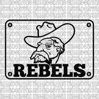 Colonel Reb - Ole Miss Water Color Print - Etsy