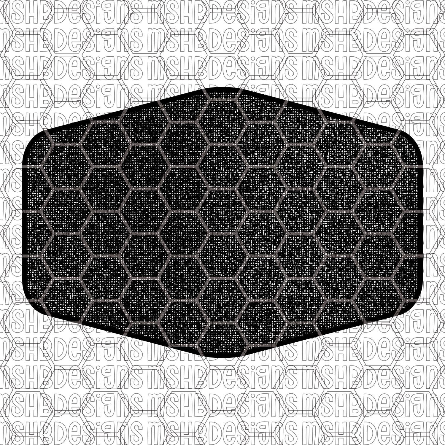 Linen Texture Patch Svg Png Pdf Dxf Eps | Black & White Laser Engraving ...