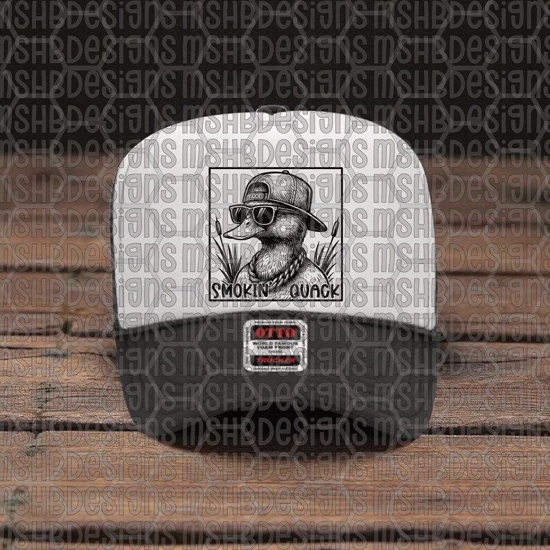 Smokin’ Quack SVG Png Pdf Eps Dxf | Funny Duck Gangsta Patch | Hip Hop ...