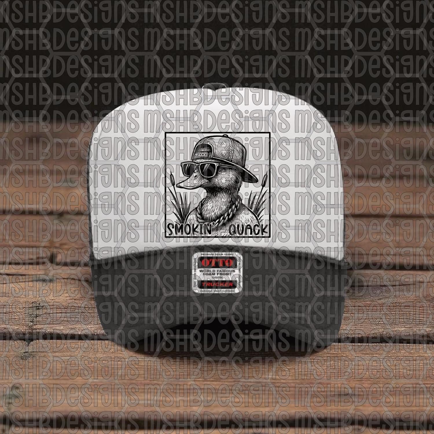 Smokin’ Quack SVG Png Pdf Eps Dxf | Funny Duck Gangsta Patch | Hip Hop ...
