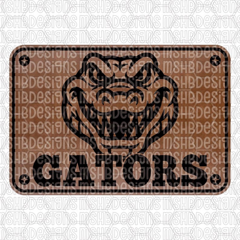 Gators SVG Png Dxf Pdf Eps | Mascot Patch Digital File | Laser ...