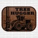 Tree Hugger SVG Png Pdf Dxf Eps | Logging Equipment Funny Hat Patch ...