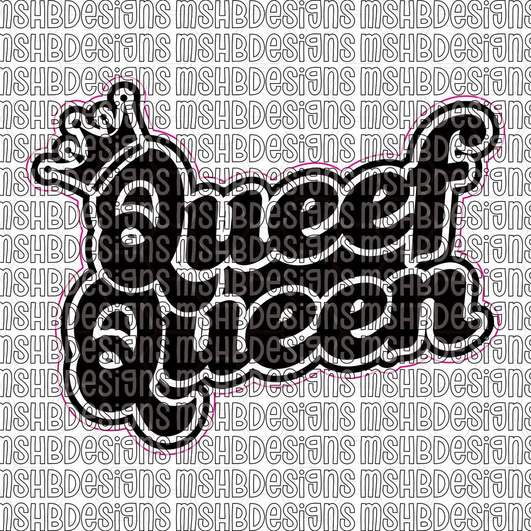 Queef Queen - Funny Bubble Letter SVG PNG | Sassy Crowned Text for ...