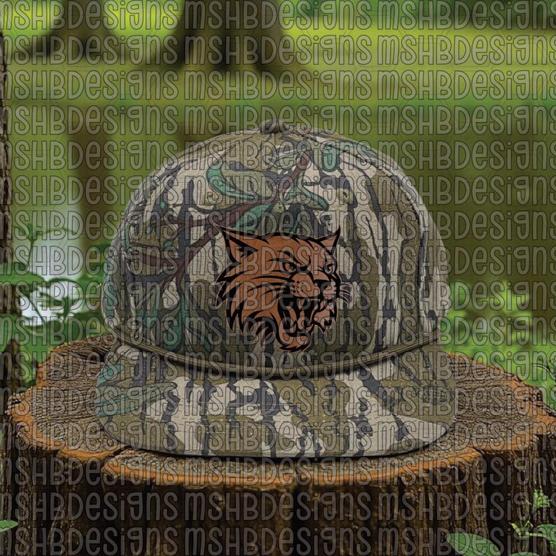 Roaring Bobcat Head SVG PNG – Mascot Line Art for Laser Engraving ...