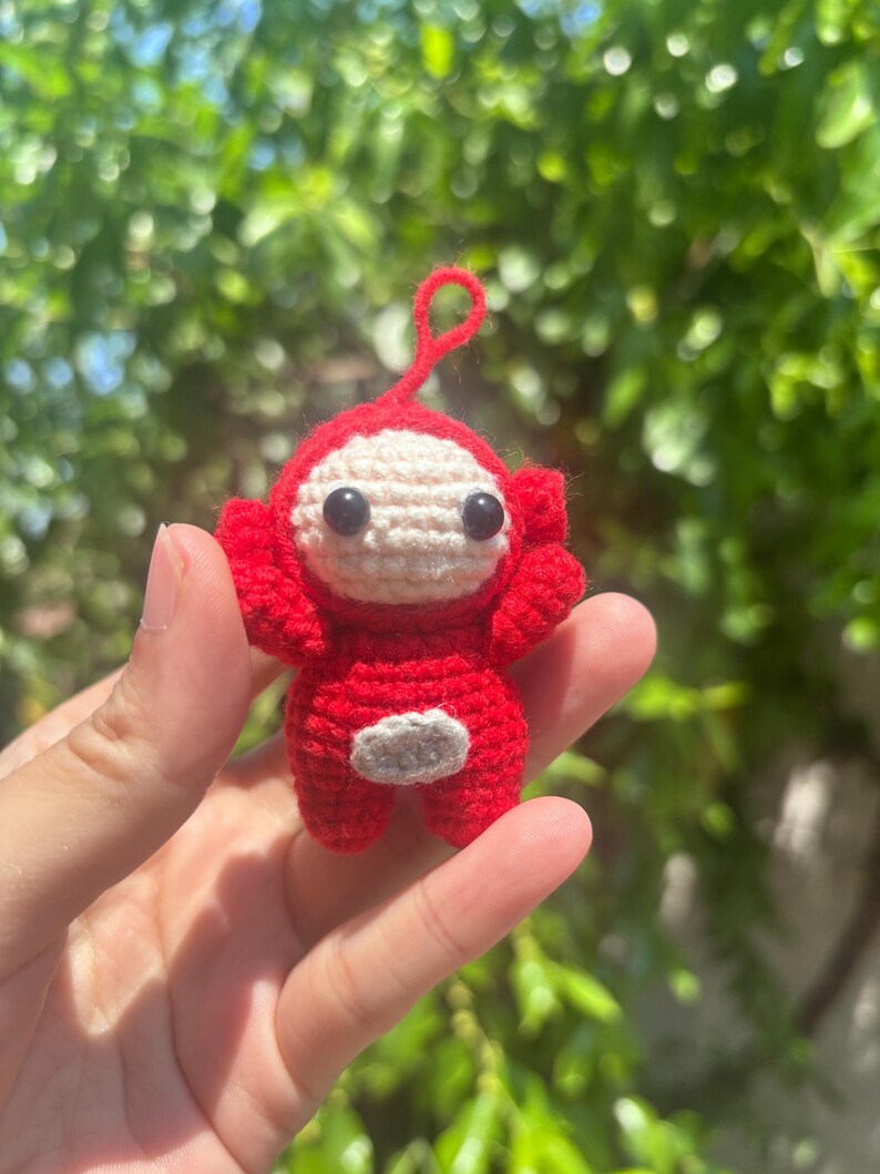 Crochet Teletubbies Amigurumi Key Chain - Etsy
