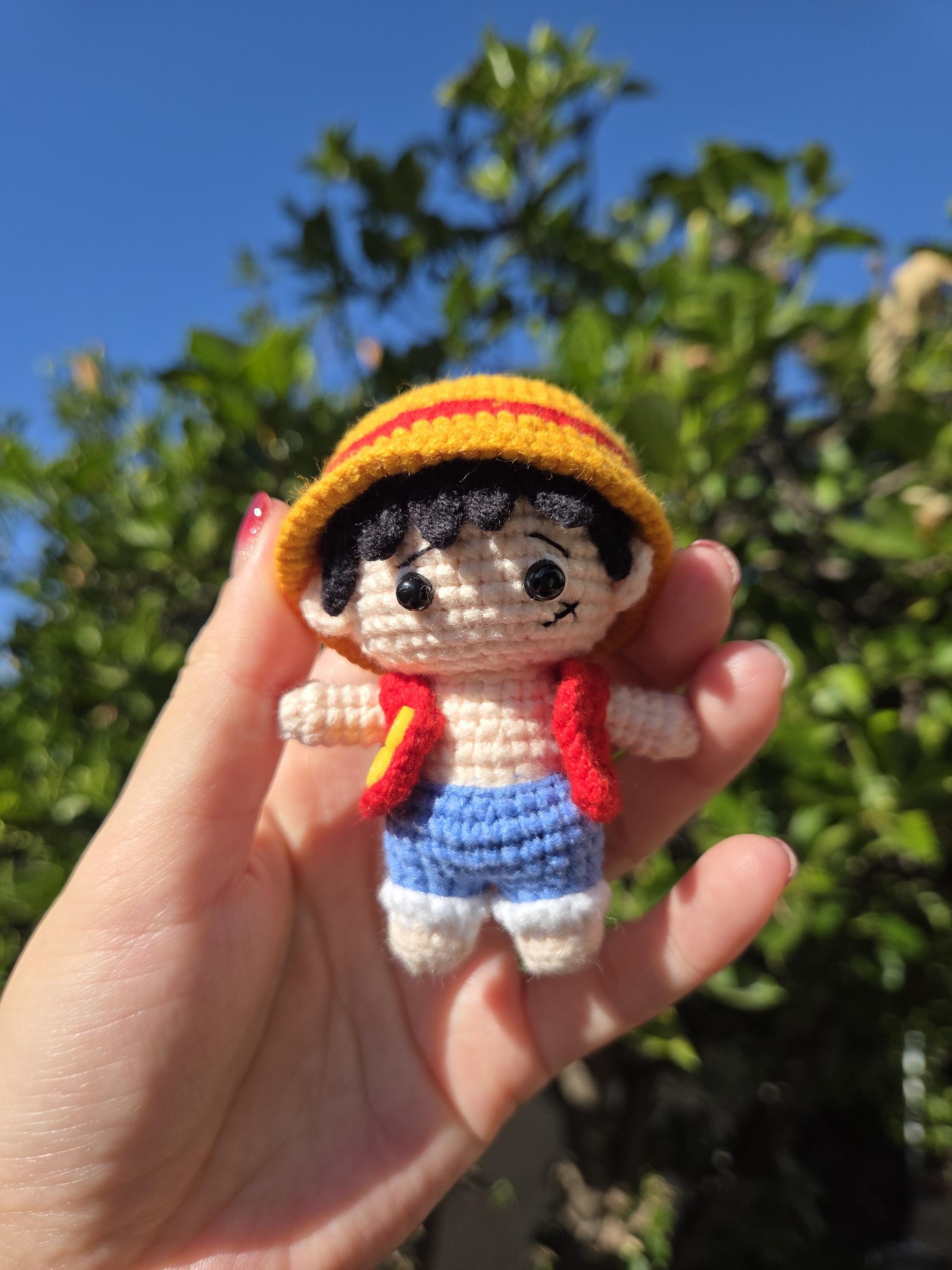 One Piece Amigurumi Handmade Crochet Dolls, Luffy, Ace, Zoro, Chopper ...