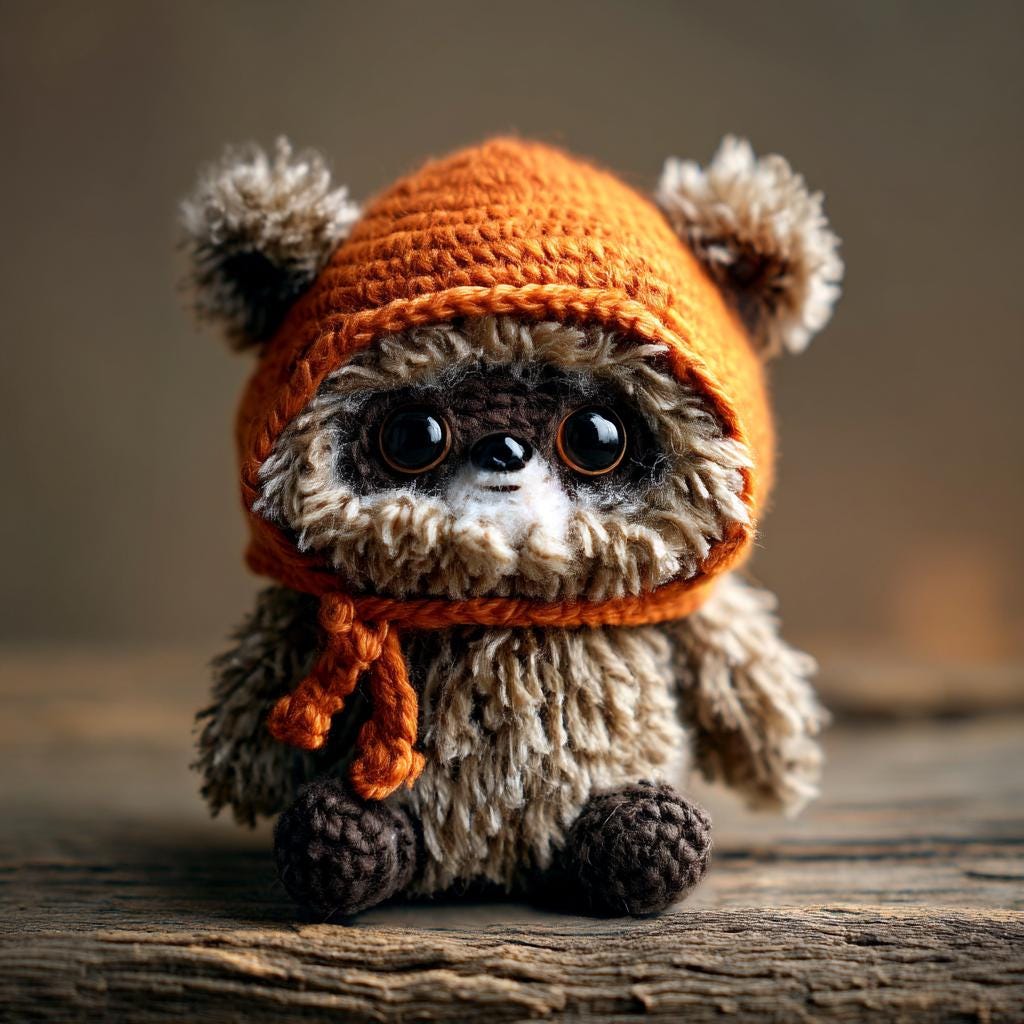 Ewok Amigurumi Crochet Pattern – Star Wars Plush PDF Tutorial – DIY ...