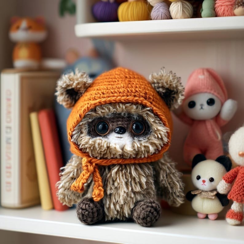 Ewok Amigurumi Crochet Pattern – Star Wars Plush PDF Tutorial – DIY ...
