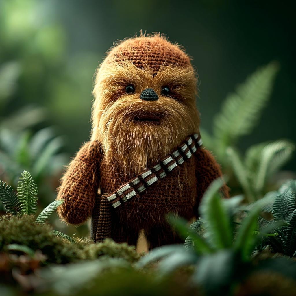 Chewbacca Amigurumi Crochet Pattern – Star Wars Inspired Wookiee DIY ...